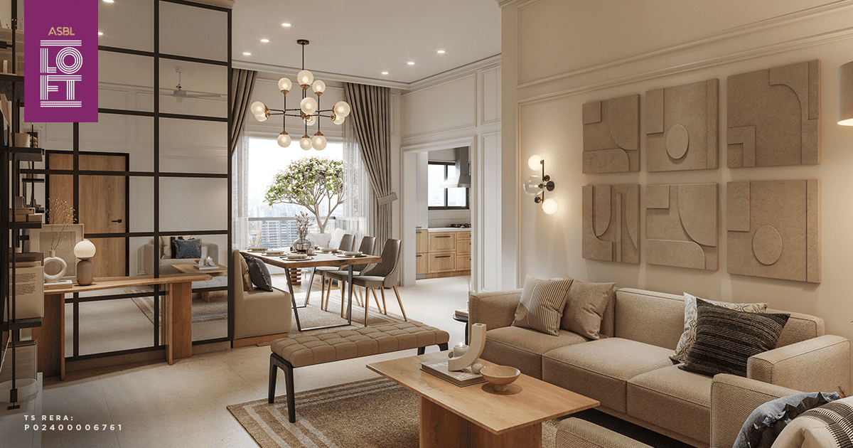 Explore 3BHK Unit Plans at ASBL Loft, Financial District